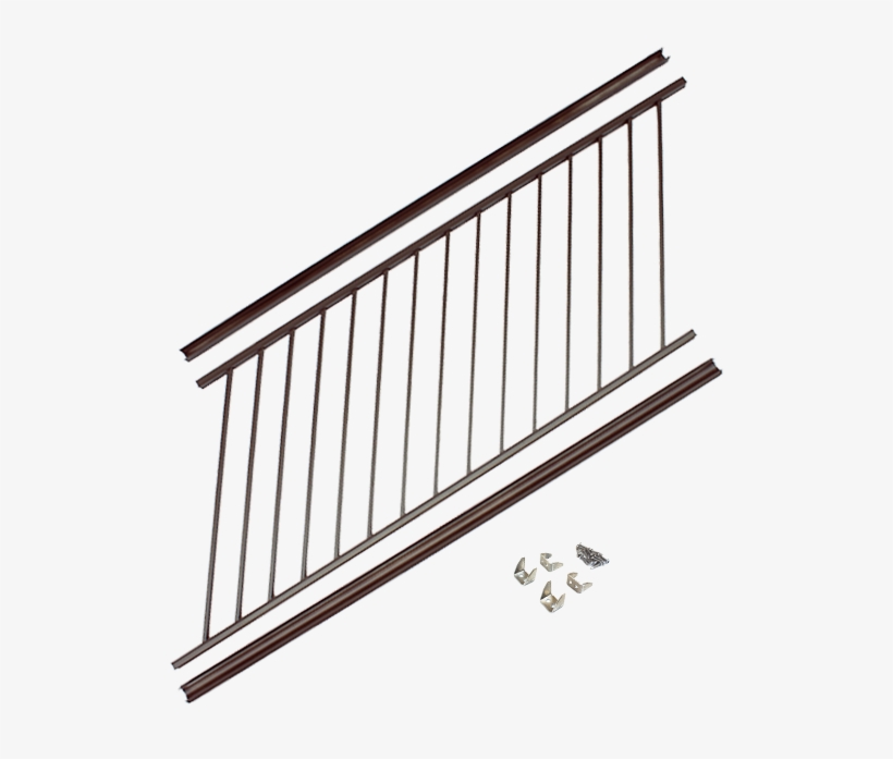 Download Transparent Harmony Railing 36 X 8 Stair Railing Bronze ...