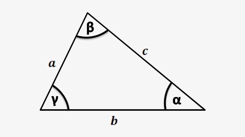 How To Find The Angle Of A Triangle - Triangle - 563x398 PNG Download ...