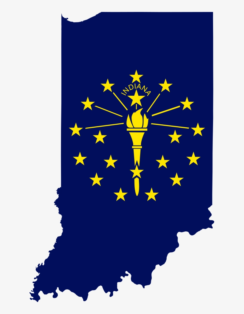 Politically Incorrect » Thread - Indiana Flag Map - 621x973 PNG ...