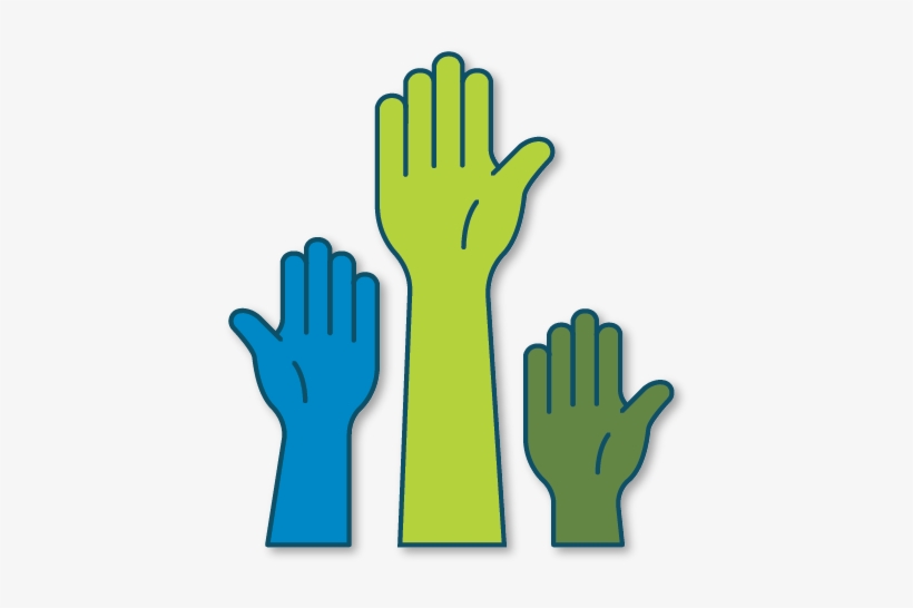 Hands Up Icon - Icon - 427x472 PNG Download - PNGkit