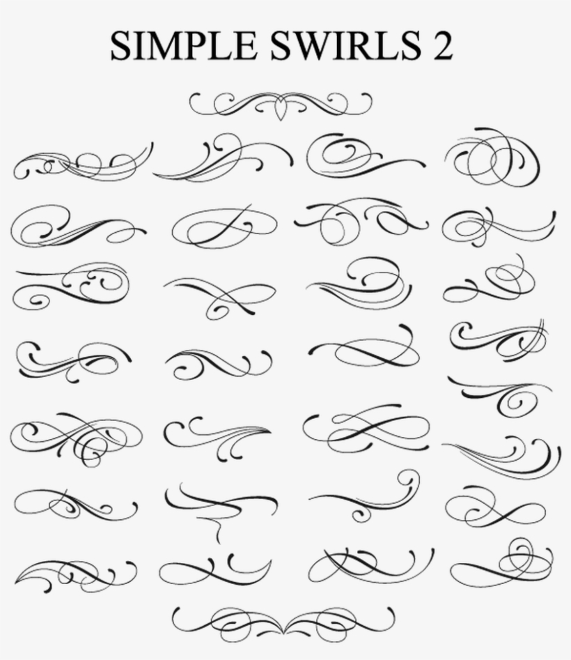 Return To Categories - Script Swirls Png - 887x964 PNG Download - PNGkit