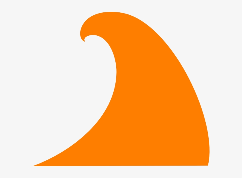 Orange Wave Png - 600x524 PNG Download - PNGkit