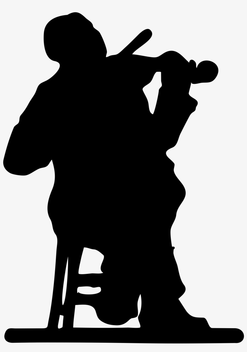 Open - Fiddler Silhouette - 2000x2737 PNG Download - PNGkit