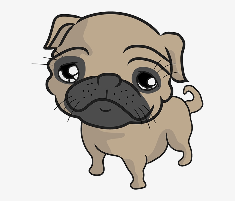 Clip Stock On Behance Pugs Pinterest Cartoon Life And - Pug Dog Draw ...