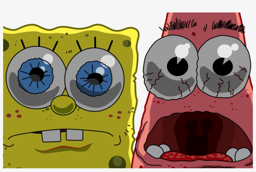 Teamgeekx Geek X - Spongebob And Patrick Shocked - 1024x640 PNG ...