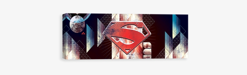 Superman Stellar Geometric Panel - 24x16 Art Print:art Print Dc ...