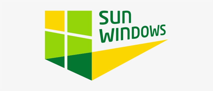 A Window Production Company Asked Us To Create Their - Sun Windows Logo ...
