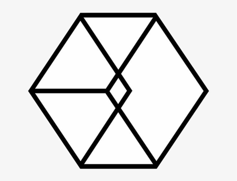 Exo Logo Exologo Freetoedit Freetoedit - 633x547 PNG Download - PNGkit