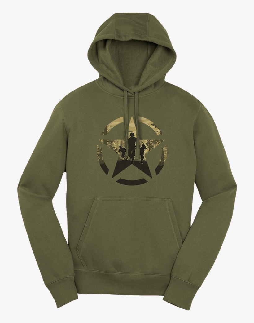 Cod Wwii Camo Star Hoodie - Call Of Duty Ww2 Merchandise - 1024x1024 ...
