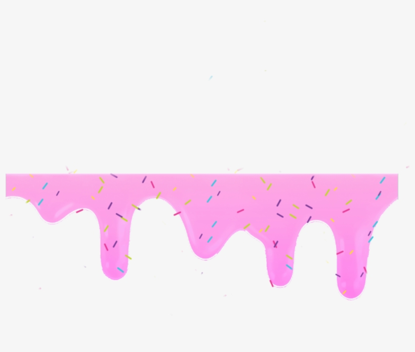 Image By Me Icecream Melt Sprinkles Pink Drip Meltingic - Picsart Photo ...