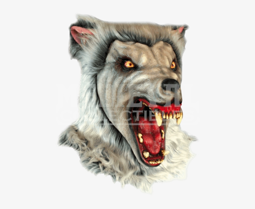 Snow Wolf Mask - Werewolf Mask - 600x600 PNG Download - PNGkit