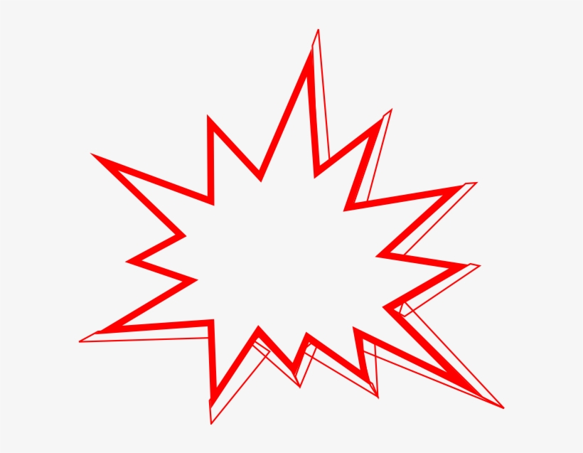 Comic Book Pow Outline