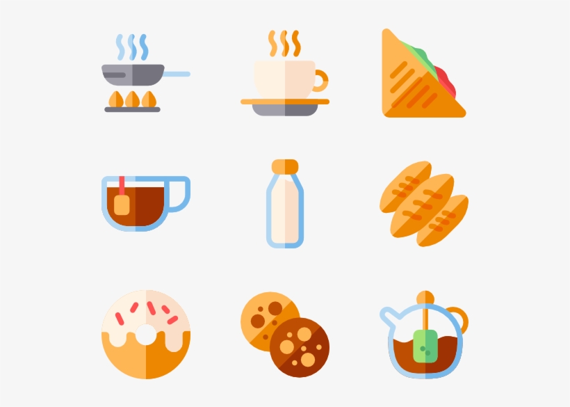Breakfast - Breakfast Icon Transparent Background - 600x564 PNG ...