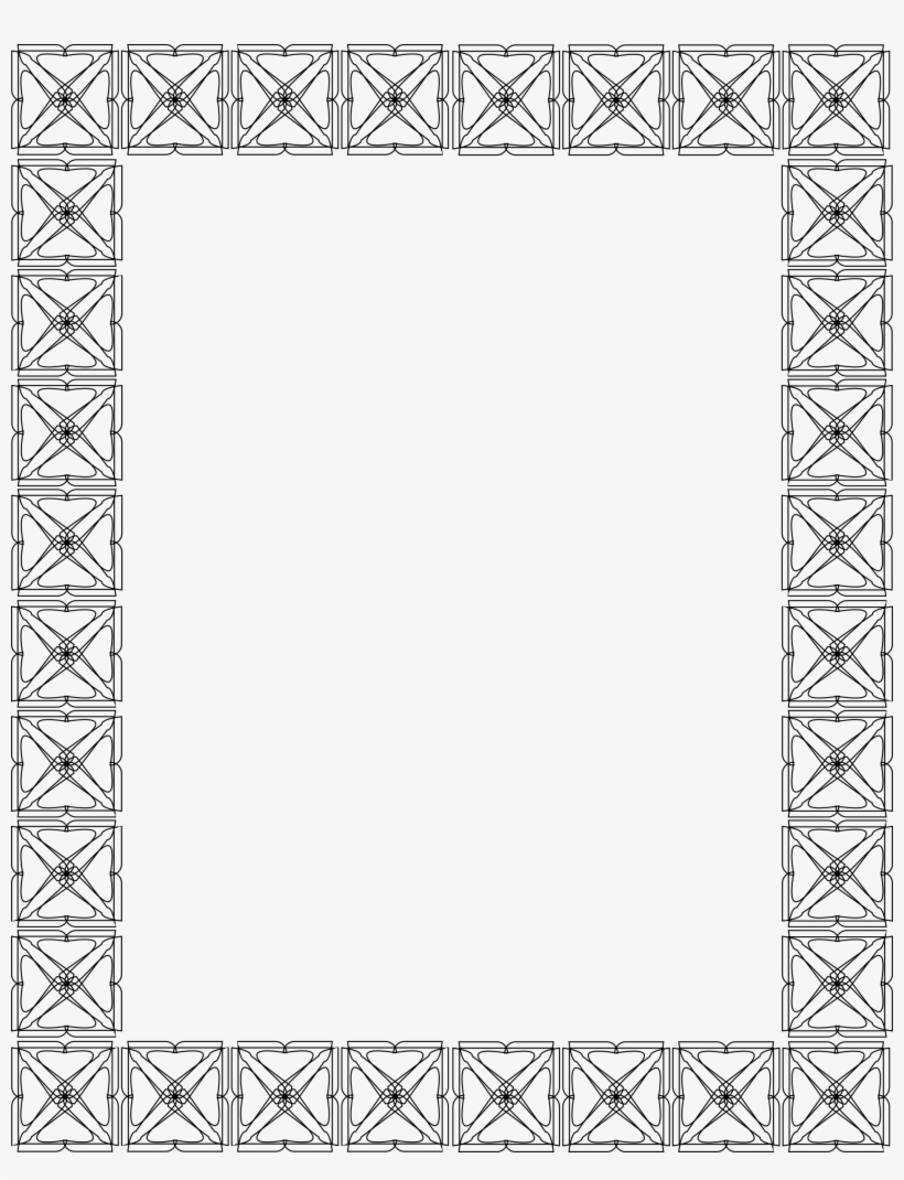 Big Image - Outline Design For Frame - 1909x2400 PNG Download - PNGkit