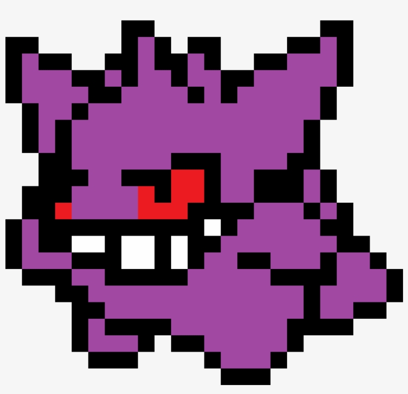 Gengar - Pixel Art Pokemon Gengar - 1184x1184 PNG Download - PNGkit