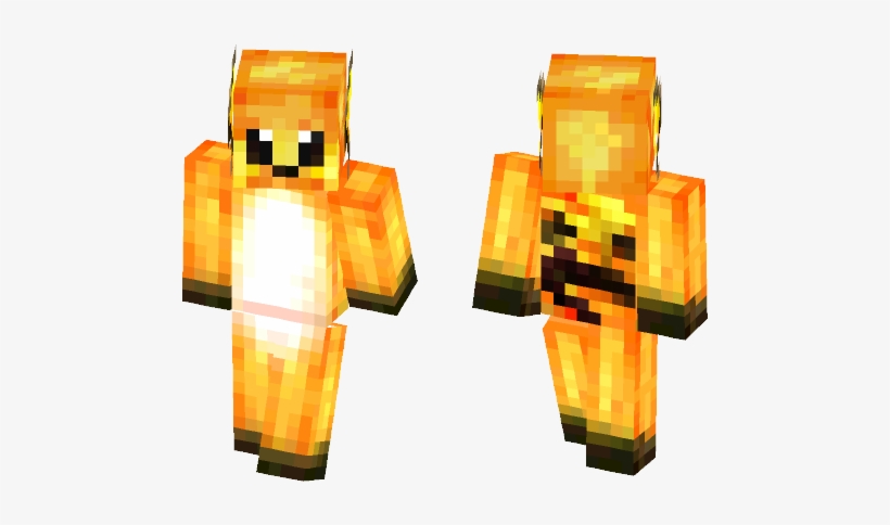Raichu Skin ⚡ Pokemon - Minecraft - 584x497 PNG Download - PNGkit