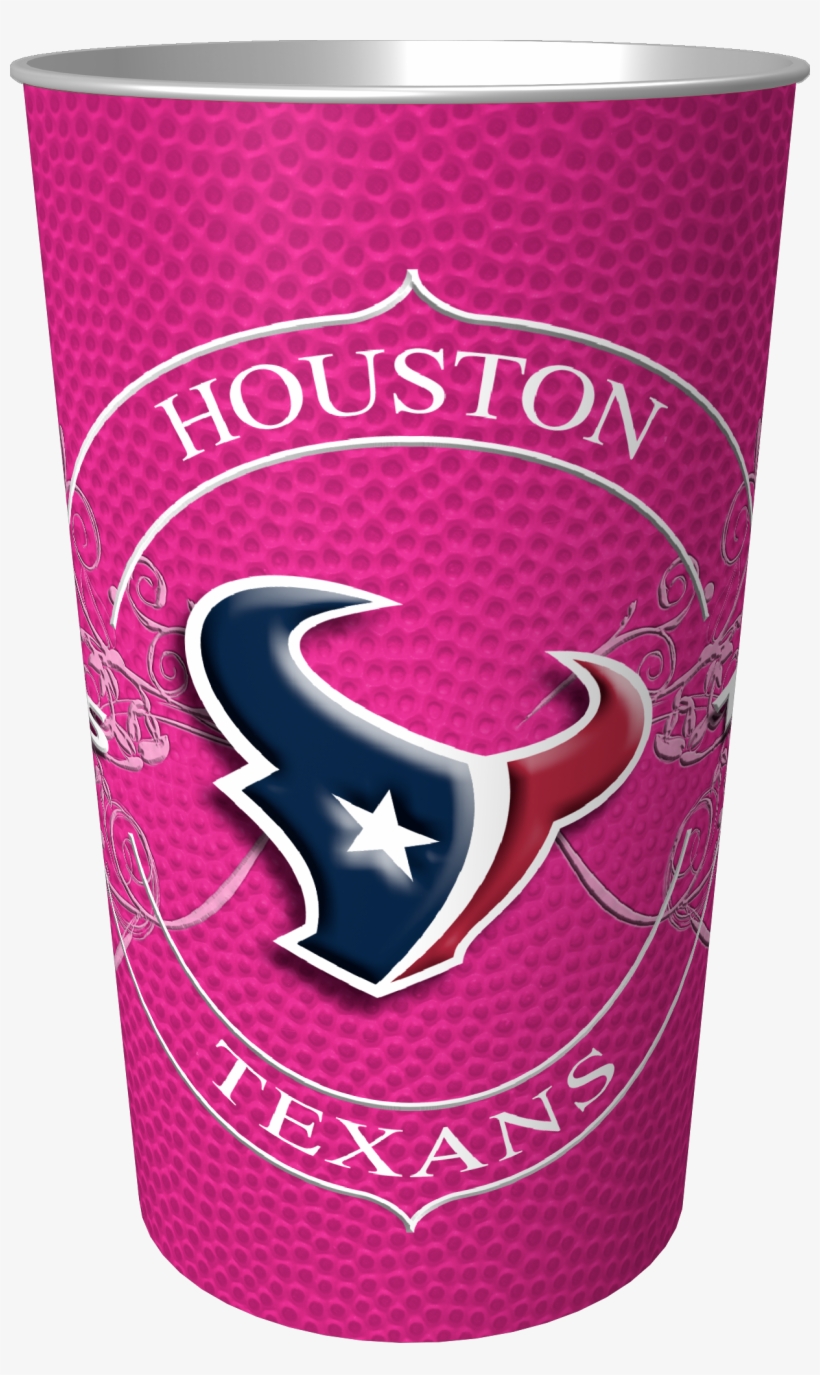 Houston Texans Pink 18 Oz Cup, 4 Count - Houston Texans - 1234x2010 PNG ...