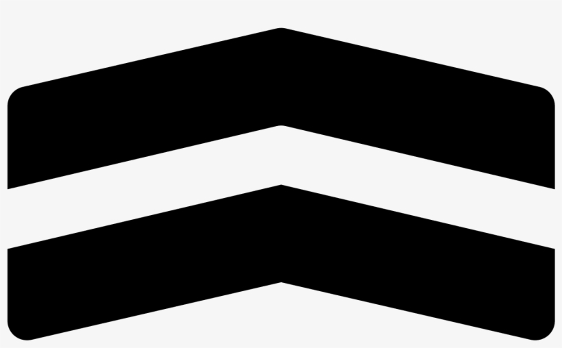 This Icon Represents Chevron, It Is Two Triangle Lines - Icon ...