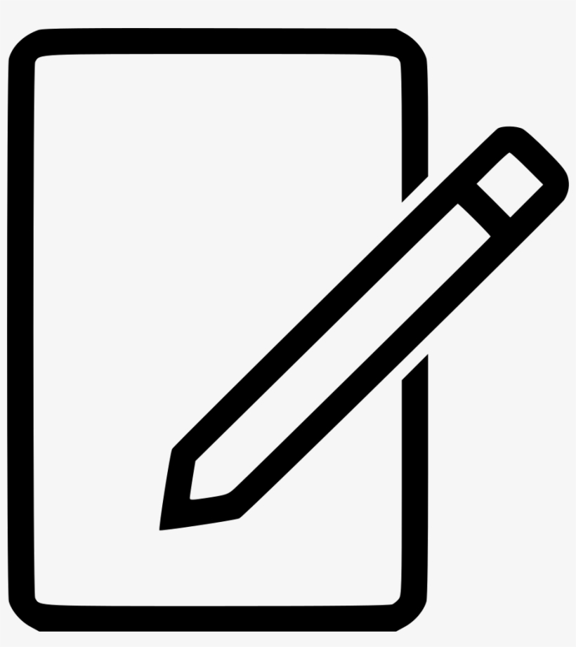 Paper And Pencils Comments - Reflective Writing Icon - 912x980 PNG ...