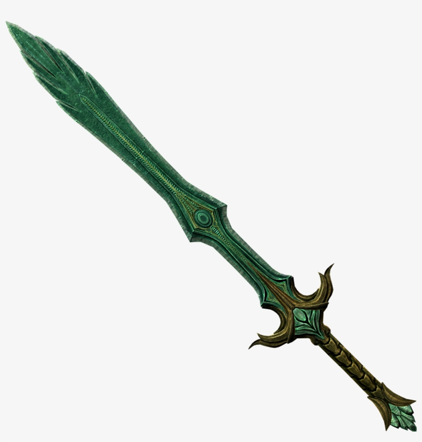Vector Stock Glass The Elder Scrolls - Glass Sword D&d - 1206x1206 PNG ...