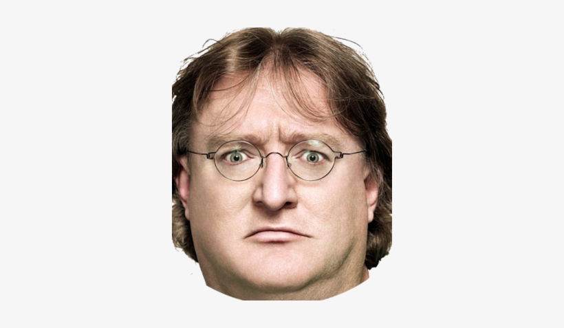 Press Gaben To Donate - Gaben Face - 320x397 PNG Download - PNGkit