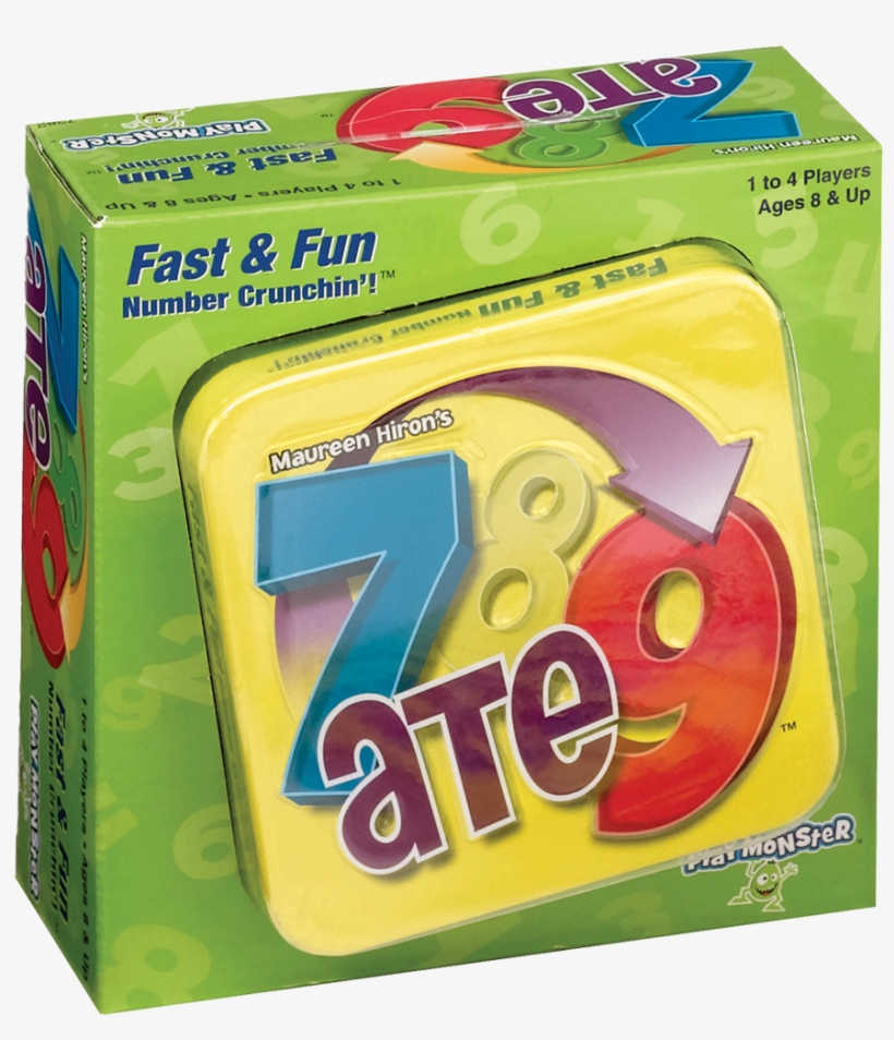 7 - Playmonster 7 Ate 9 Fast And Fun Number Crunchin'! - 1000x1000 PNG ...