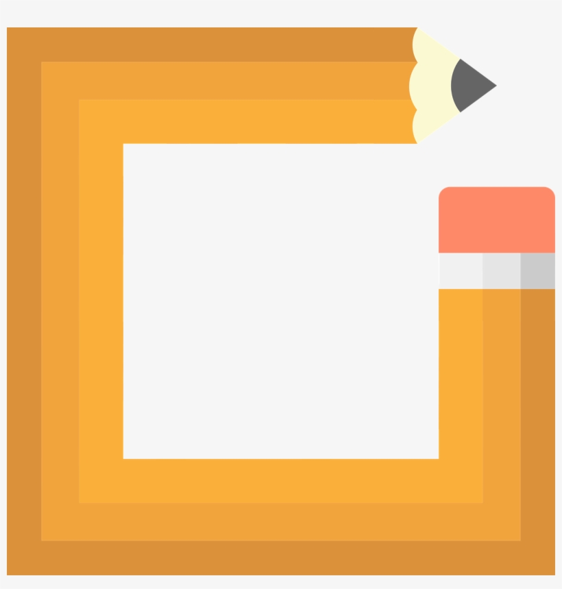 Download Transparent Pencil Frame - PNGkit