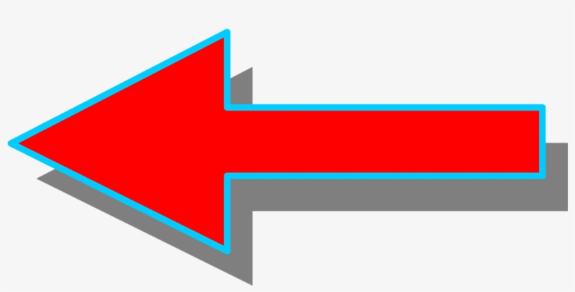 Arrow Left - Red Arrow Facing Left - 958x441 PNG Download - PNGkit