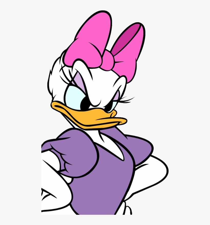 Daisy Duck - Daisy Duck Angry Face - 498x800 PNG Download - PNGkit