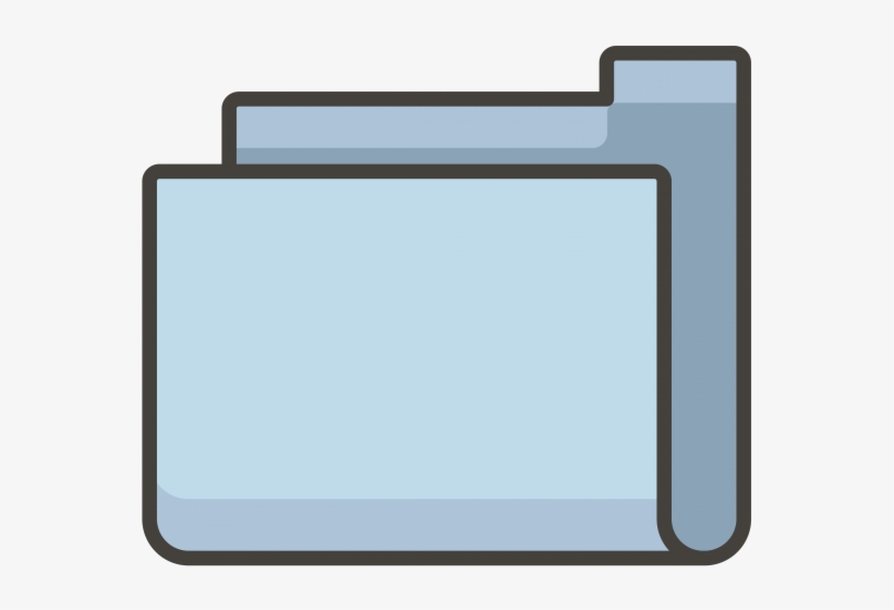 File Folder Emoji - Emoji - 866x650 PNG Download - PNGkit