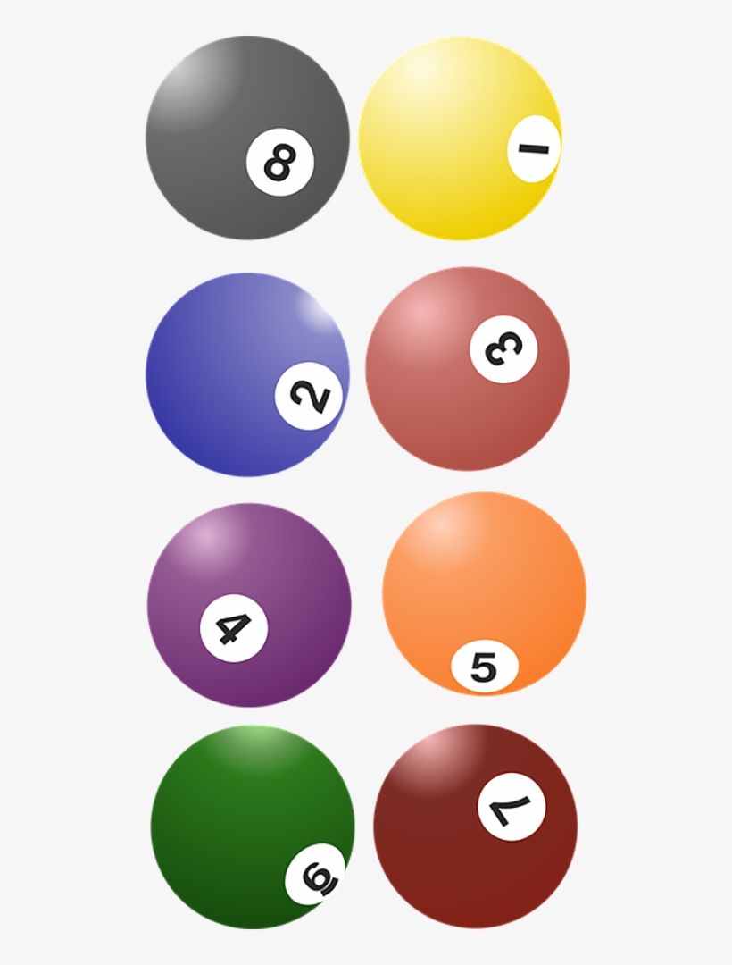 Billiard Balls Png Transparent Images - Bida Png - 500x1000 PNG ...