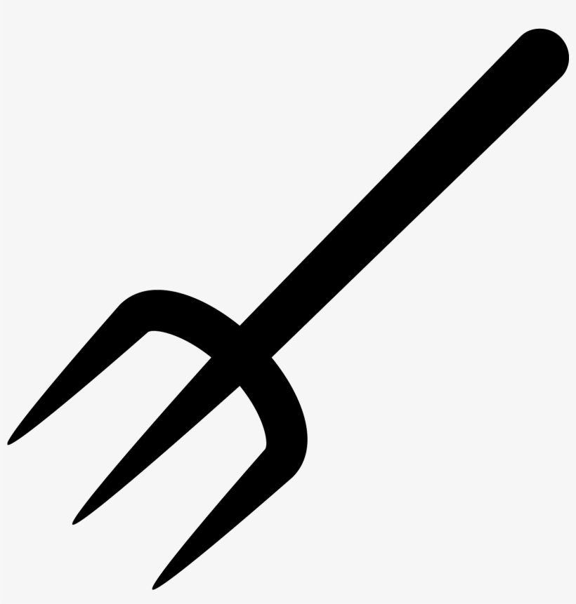 This Icon Is Has Three Sharp Parallel Points At The - Pitch Fork Clip ...