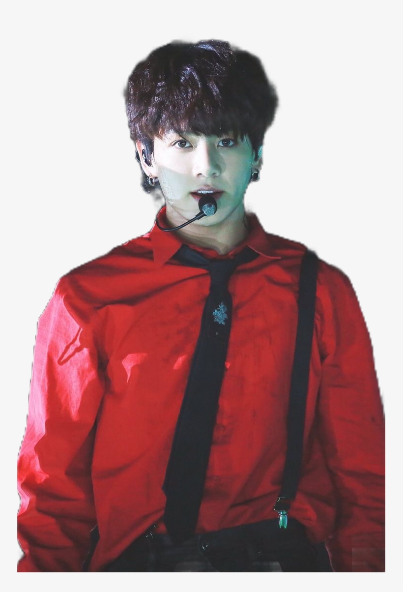Download Transparent Jungkook Red Bts Btsjungkook Bangtanboys Sticker ...