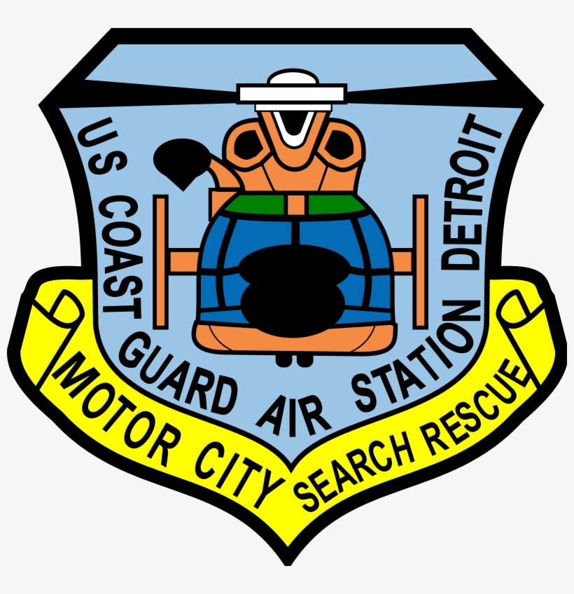 Uscg Detroit Emblem - Coast Guard Air Station Detroit - 800x768 PNG ...