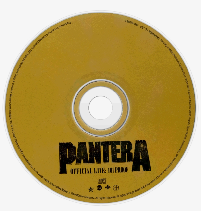 Pantera Official Live - Pink Try This Album Cover - 1000x1000 PNG ...