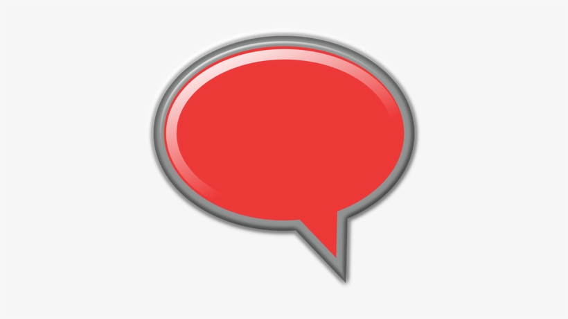 Buttons, Arrows And Other Web Icons - Red Comment Button Png - 400x380 ...