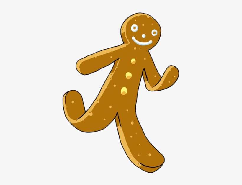 Ginger Clipart Brown Man - Gingerbread Man Running Clipart - 466x580 ...