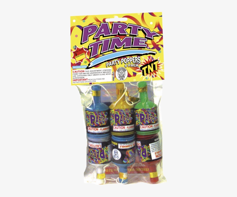 Party Time Party Poppers - Tnt Fireworks Party Pack - 600x600 PNG ...