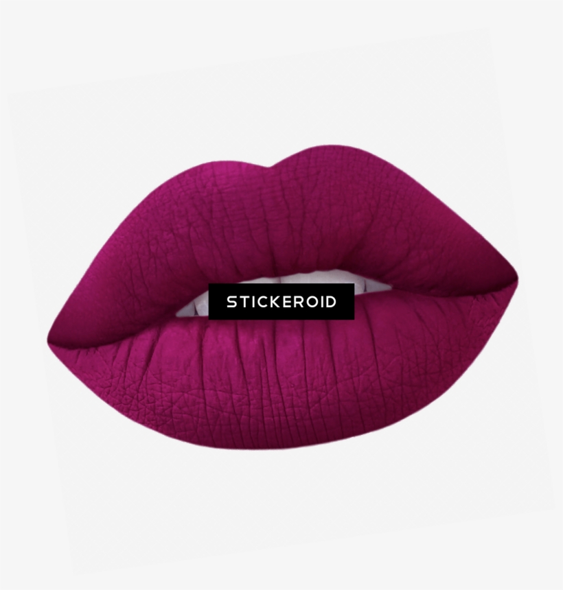 Berry Red Lipstick On Lips - Symmetry - 1354x1355 PNG Download - PNGkit