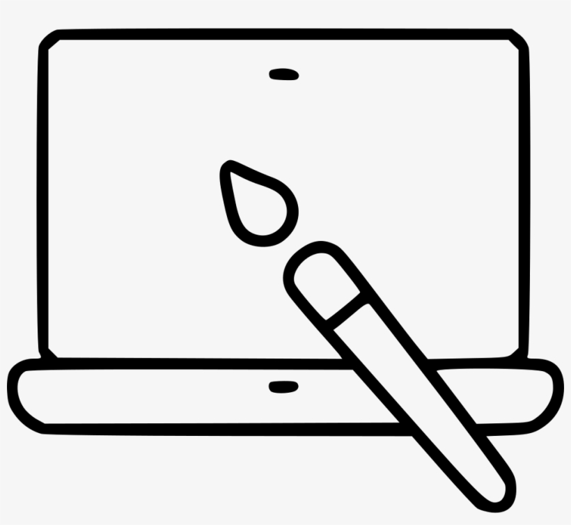 Png File Svg - Transparent Background Paintbrush Icon - 980x854 PNG ...