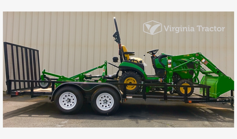 Trailer Package 1025r With Loader, Rotary Cutter And - Rotary Cutter ...