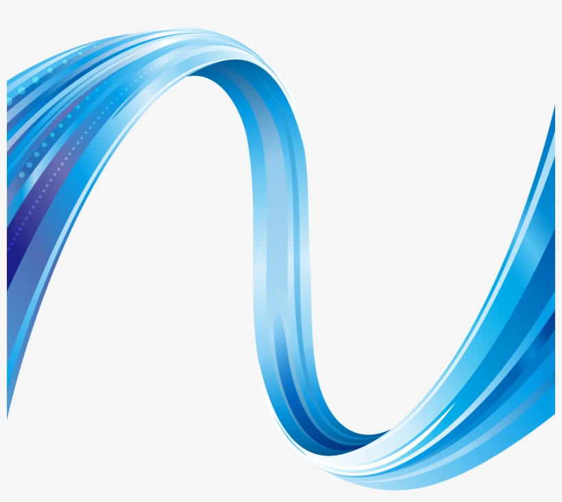Vector Curve Turquoise Blue Background - Azul Vectores Curvas Png ...