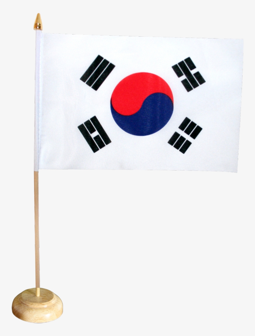 South Korea Table Flag - Mini South Korea Flag - 4x6" - 1500x1176 PNG ...