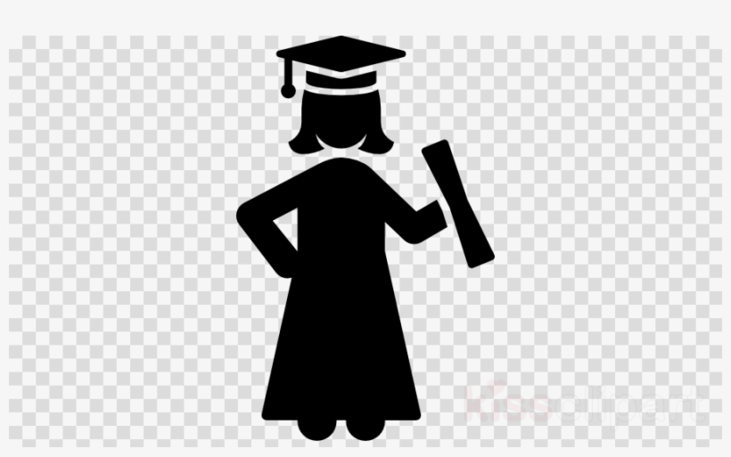 Graduated Woman Icon Clipart Graduation Ceremony Computer - Graduate ...