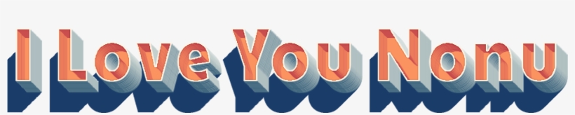 I Love You Nonu 3d Letter Png Name - Love - 1920x1200 PNG Download - PNGkit