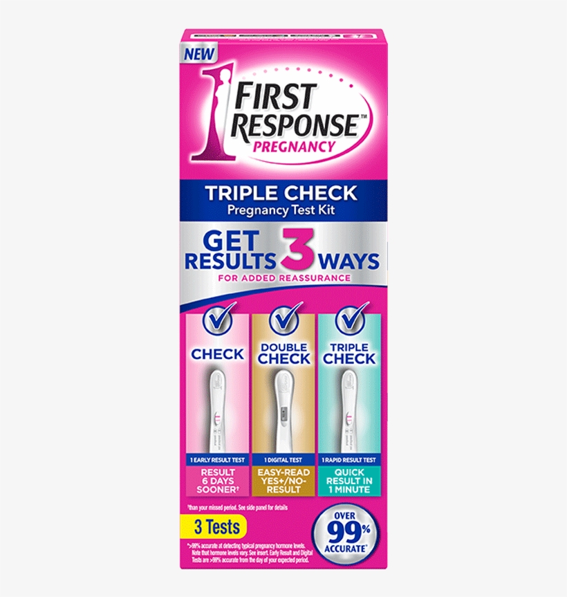 Product Early Pregnancy Test - First Response Triple Check Pregnancy ...