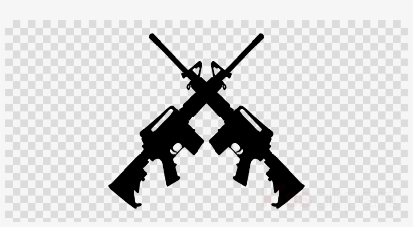Download Transparent Download Guns Crossed Png Clipart Gun Firearm Clip ...