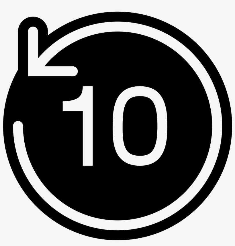 Replay 10 Filled Icon - Memories Icon Png - 1600x1600 PNG Download - PNGkit