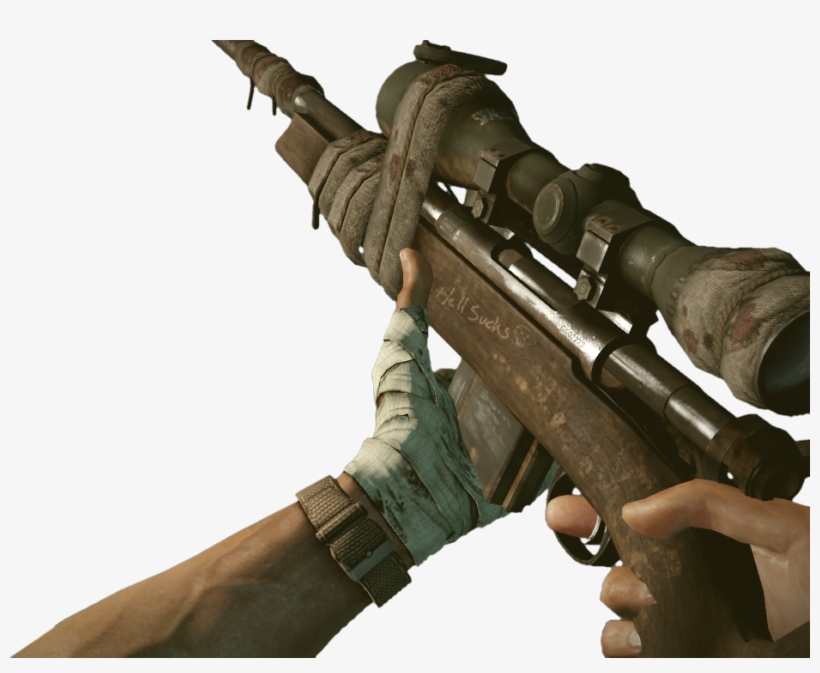 Sniper Rifle Cod Png Image Free - Ranged Weapon - 932x720 PNG Download ...
