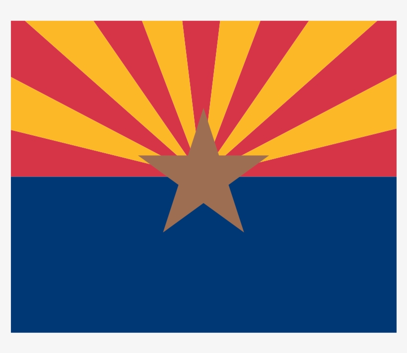 Arizona Flag Vector - Arizona State Flag - 777x1006 PNG Download - PNGkit